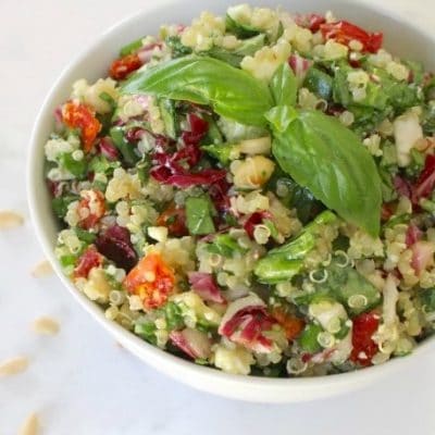Mediterranean Confetti Quinoa Salad
