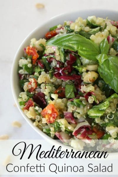 Mediterranean Confetti Quinoa Salad