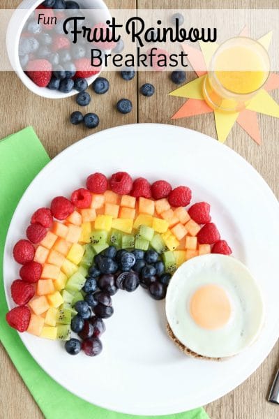 Fruit Rainbow with a Pot of Gold (Fun Breakfast Idea for Kids!) - Two ...