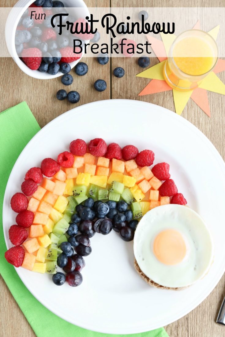 Fruit Rainbow with a Pot of Gold (Fun Breakfast Idea for Kids!) - Two ...