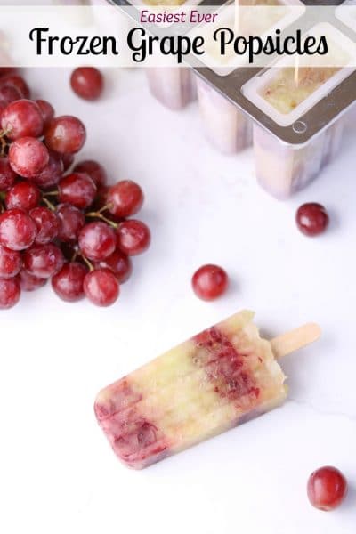 Frozen Grapes on a Stick (Easiest-Ever Grape Popsicles) - Two Healthy ...