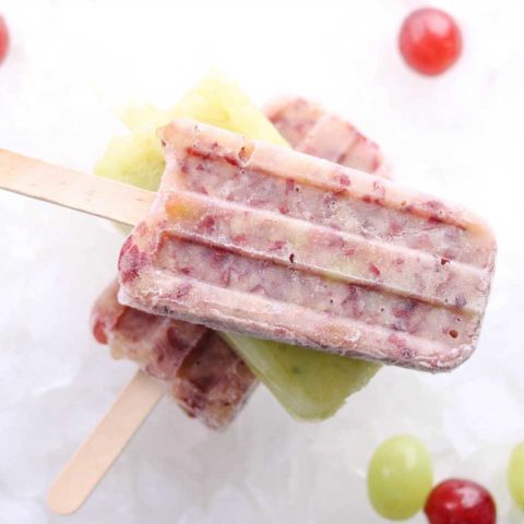 Frozen Grapes on a Stick (Easiest-Ever Grape Popsicles) - Two Healthy ...