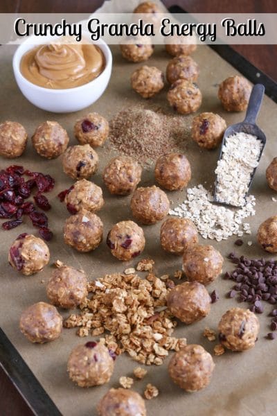Granola Energy Balls | A Crunchy, High-Energy, Granola Snack!