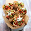 DIY Ta-Cones: Fun, Healthy & Portable Taco Cones - Two Healthy Kitchens