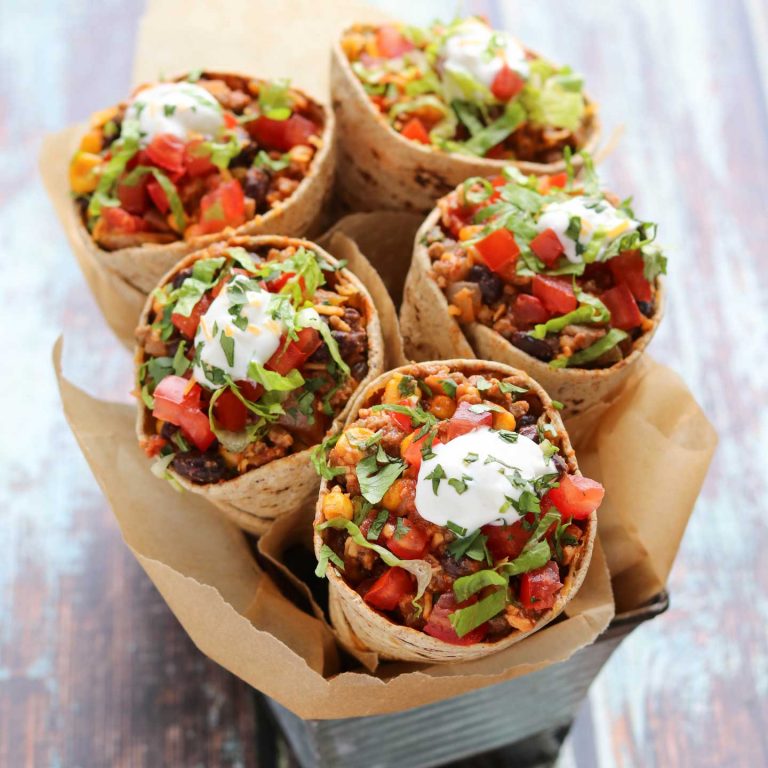 DIY Ta-Cones: Fun, Healthy & Portable Taco Cones - Two Healthy Kitchens