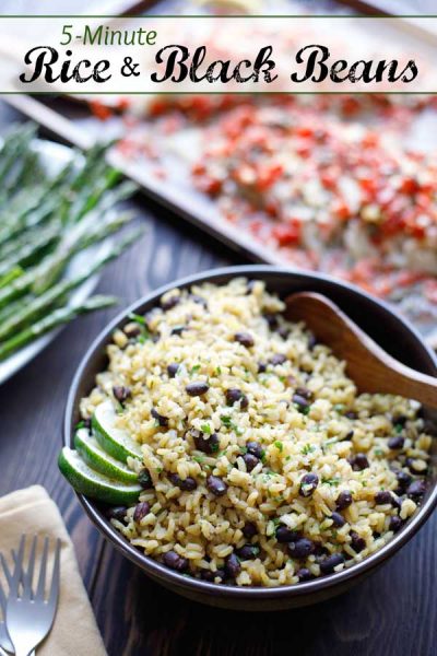 5-Minute Easy Rice and Beans - Two Healthy Kitchens