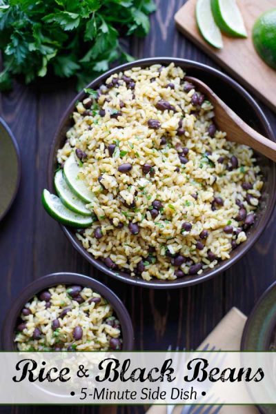 5-Minute Easy Rice and Beans - Two Healthy Kitchens
