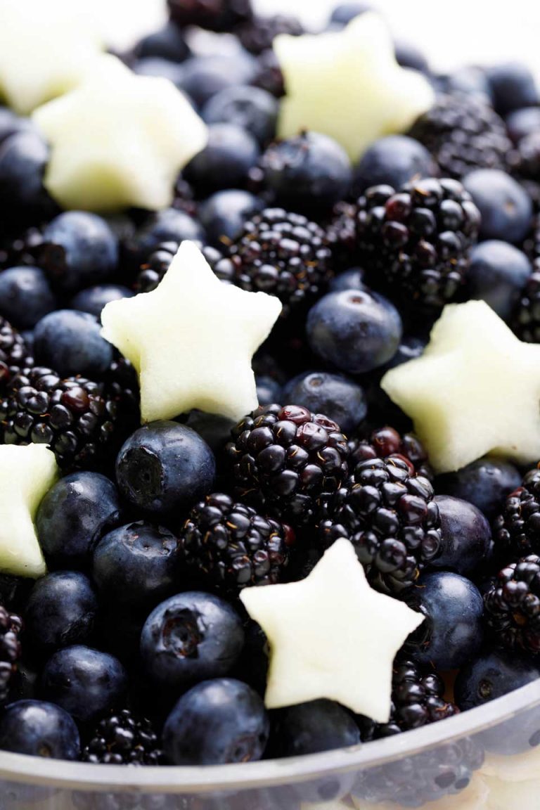 5 Showstopper Red, White and Blue Fruit Salads - Two Healthy Kitchens