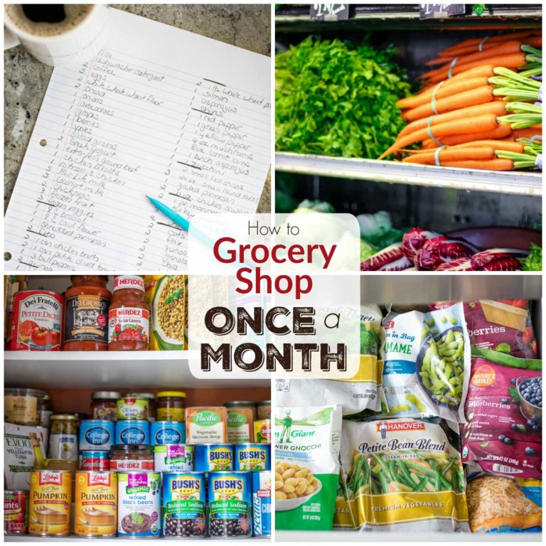 Once-a-Month Grocery Shopping: The 4-Tier, Stock-Up Plan for Healthy ...