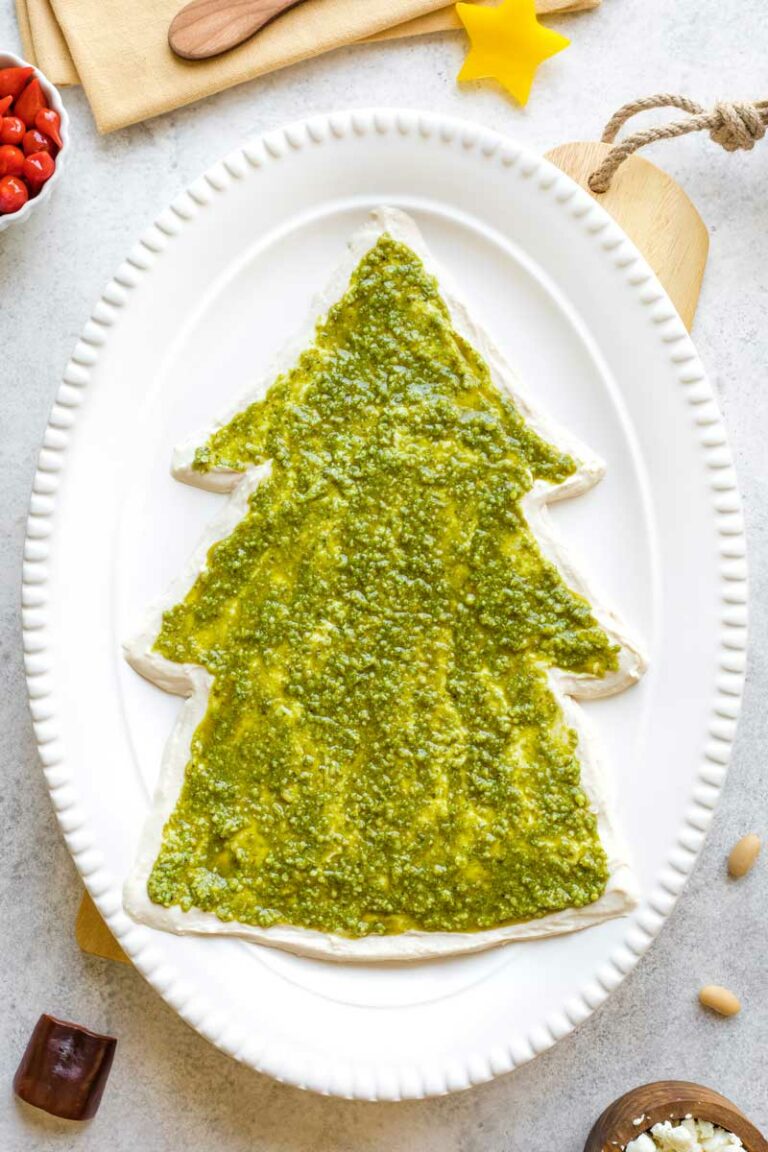 Christmas Tree Dip: 10-Minute Christmas Party Appetizer | Two Healthy ...