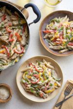 Rasta Pasta Recipe: Easy, One Pot Jamaican Jerk Chicken Pasta