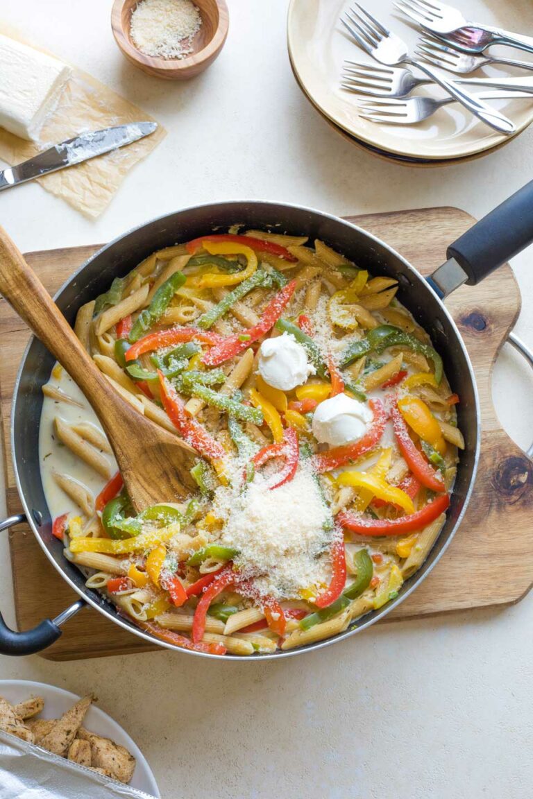 Rasta Pasta Recipe: Easy, One Pot Jamaican Jerk Chicken Pasta