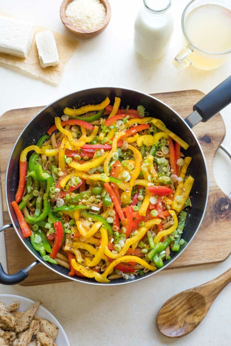 Rasta Pasta Recipe: Easy, One Pot Jamaican Jerk Chicken Pasta