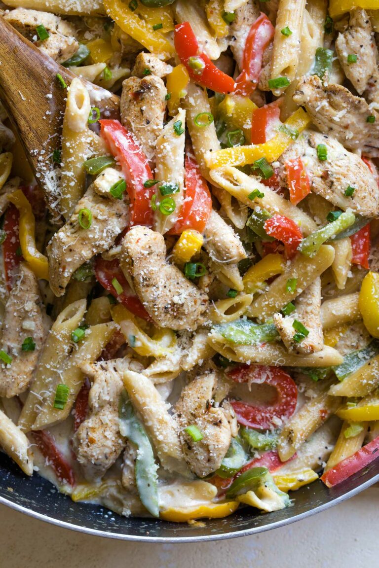 Rasta Pasta Recipe: Easy, One Pot Jamaican Jerk Chicken Pasta