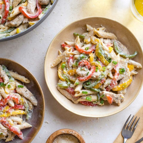 Rasta Pasta Recipe (One Pot!) - Two Healthy Kitchens