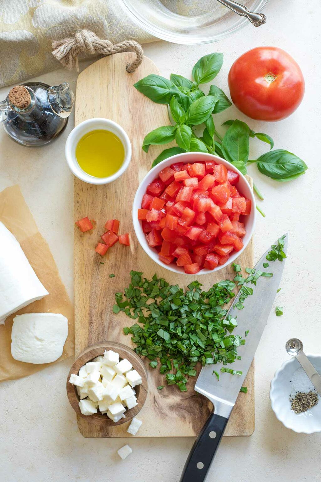 Sheet Pan Chicken and Vegetables (with Italian Caprese Topping)